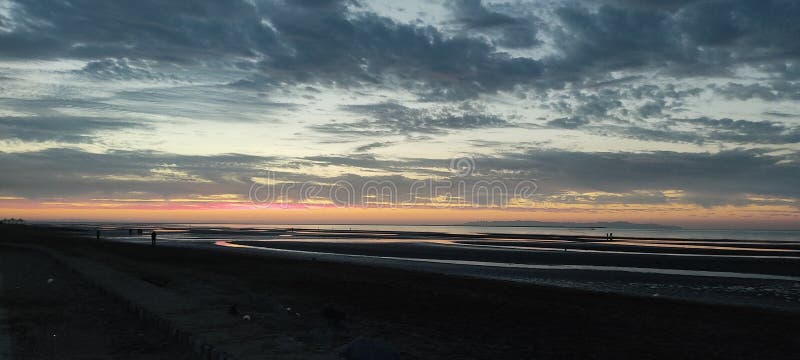 Sun rise beach stock image. Image of sunset, shore, horizon - 203593353