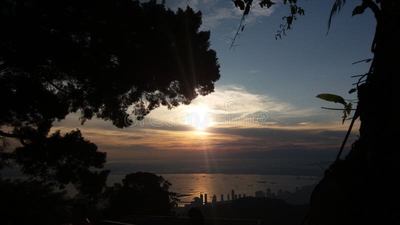 Sun Rise stock photo. Image of quiet, relax, heart, rise - 136612070