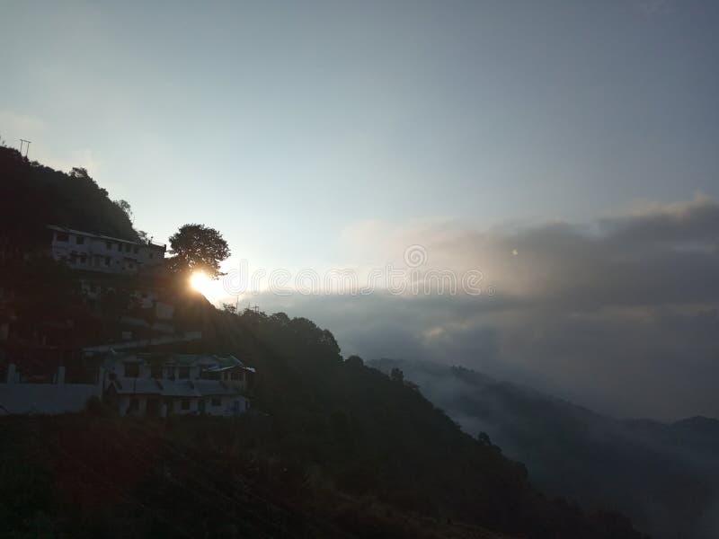 Sun Rise Good Morning India Stock Photo - Image of morning, good: 180998962