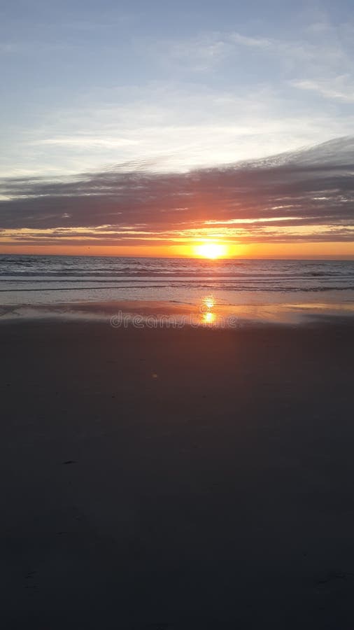 Sun Rise Jacksonville Florida Beach Stock Image - Image of beach, rise ...