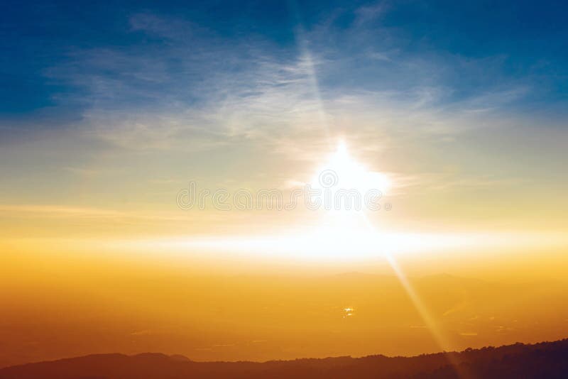 The Sun Rise in the Morning Stock Image - Image of nature, famous ...