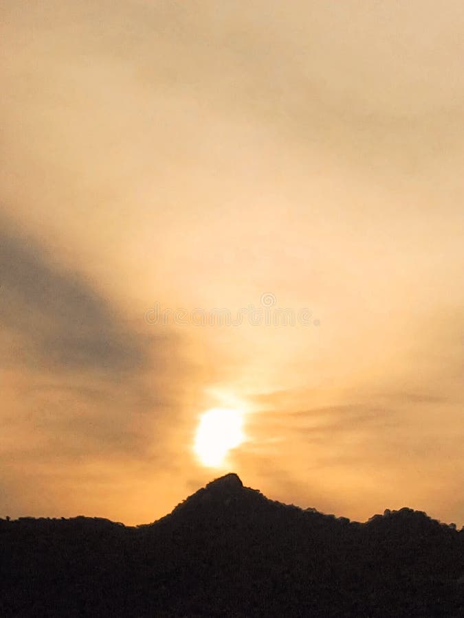 Sun Rise at Morning Beautiful View Stock Image - Image of rise, sunset ...