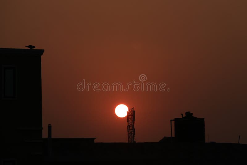 Sun raise color stock photo. Image of rises, raise, color - 142840756
