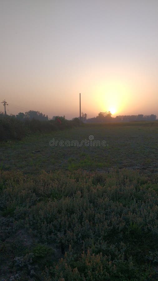 The Sun Rise in the Morning Show Beautiful Place Stock Photo - Image of ...