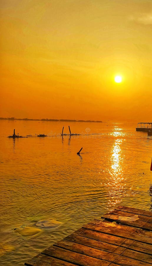 Sun Rise Scenes Near Holy River Stock Image - Image of rise, holy ...