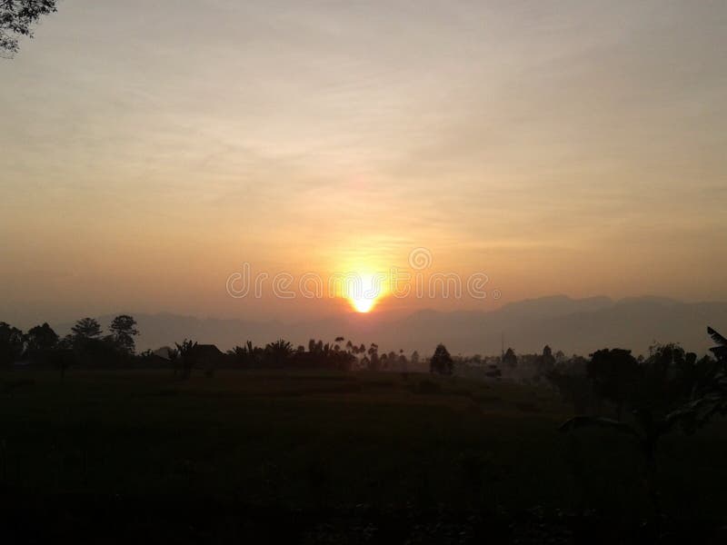 Sun rise stock image. Image of pagi, village, rise - 121036167