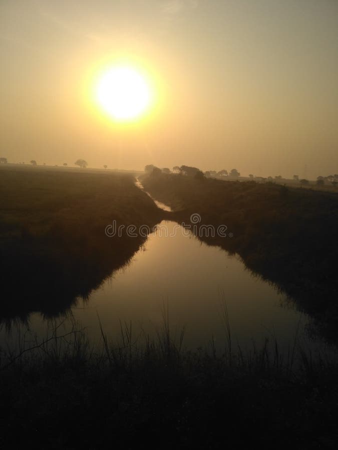 Sun Rise Time Looking so Beautiful Stock Image - Image of time, looking ...