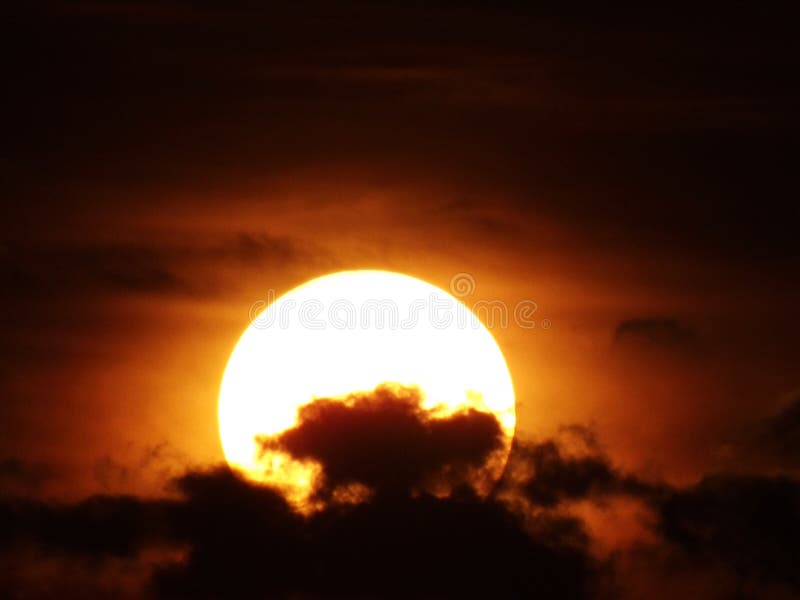 Sun Rise View in the Morning Stock Photo - Image of early, dark: 141146004