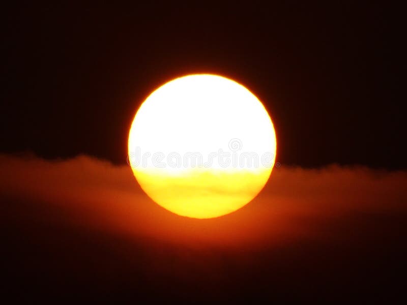 Sun Rise View in the Morning Stock Image - Image of natural, skyline ...