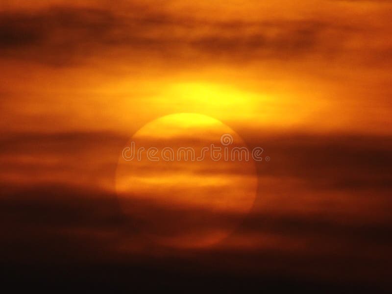 Sun Rise View in the Morning Stock Image - Image of early, morning ...