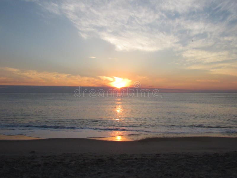 Sun rise stock image. Image of waves, rise - 73748531