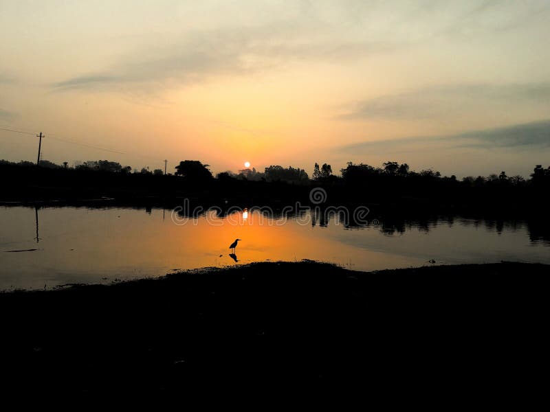 The Sun rises in the east. stock image. Image of east - 126219391