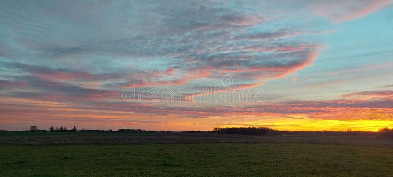 Sun rises morning 159 stock image. Image of rises, morning - 264540229