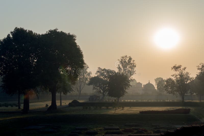 The Sunbeam Rises at the Right Edge of the Cloud Stock Image - Image of ...