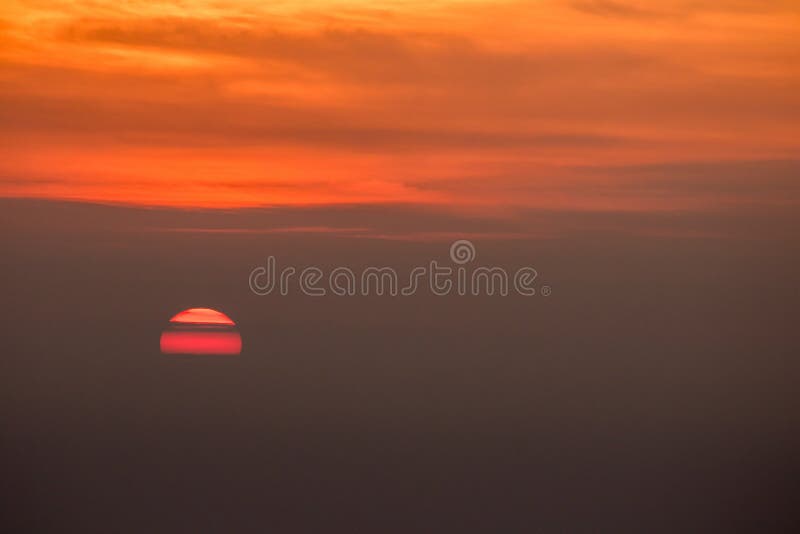 The Sun Rises in the Morning Stock Image - Image of morning, heat ...