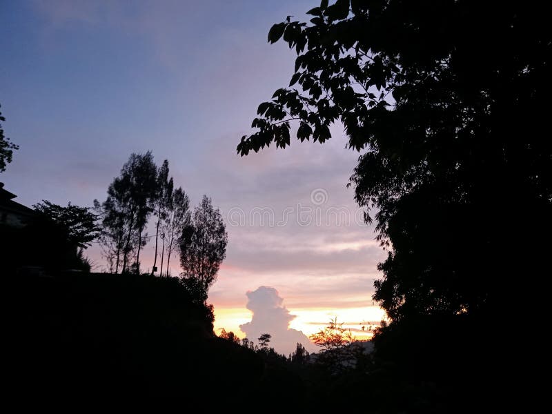 The Sun Rises from Mount Bromo the Beautiful One Stock Image - Image of ...