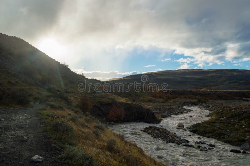 The Sun Rises Over the Ridge of the Hill Stock Photo - Image of rises ...