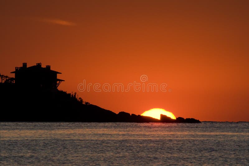 Sun rising stock photo. Image of silhouette, sunrise, warm - 5919672