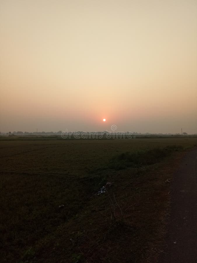 Sun rising stock image. Image of morning, butiful, rising - 129489207