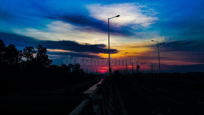 Sun stock photo. Image of blackandwhite, road, west - 138149886