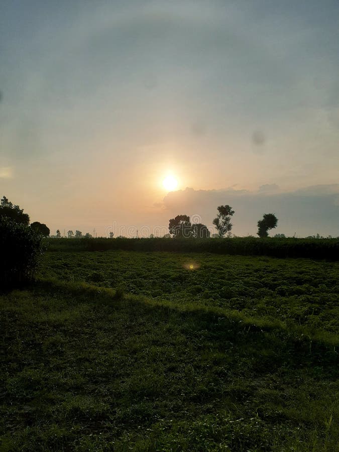 Sun rising image in India stock image. Image of rising - 284892733