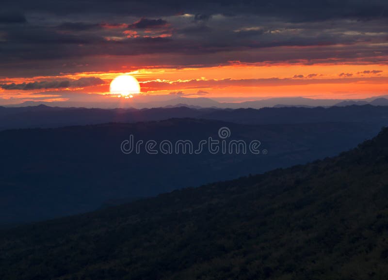 Rising Sun in the morning stock photo. Image of angel - 170148130