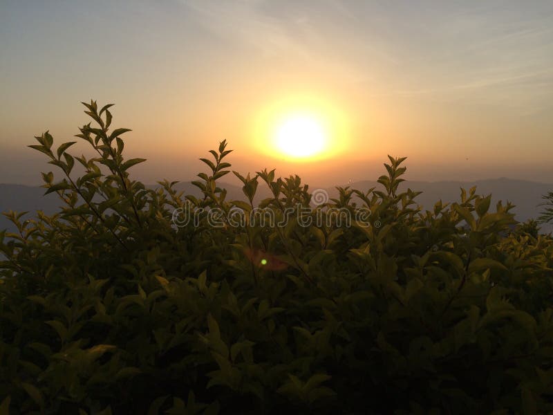 Sun rising natural stock image. Image of awesome, romantic - 70610351