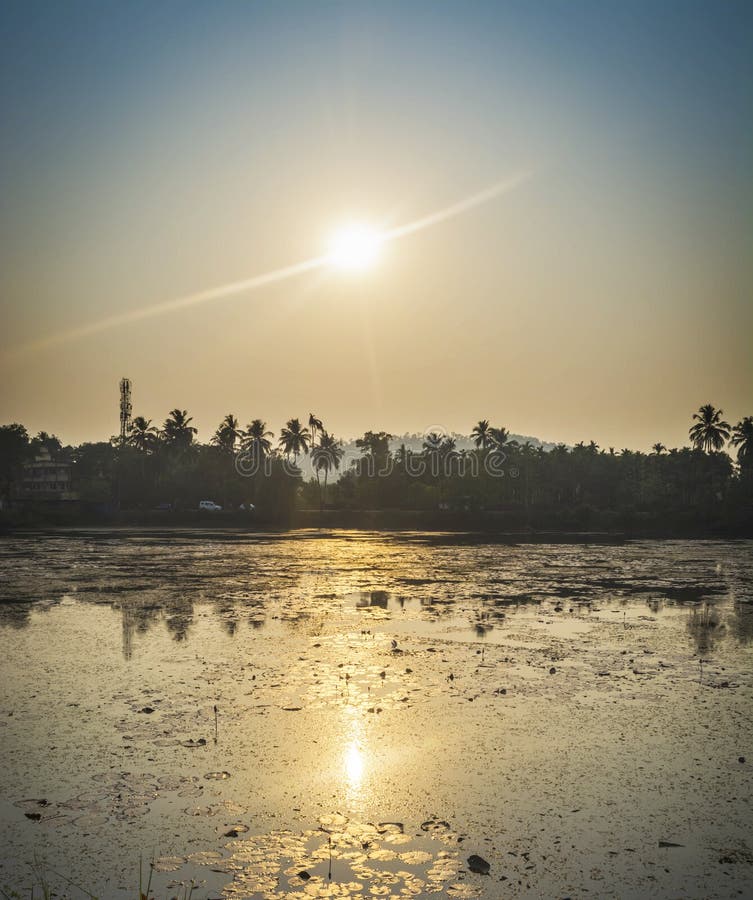 The Sun Rising Over the Skyline of Liverpool Editorial Photography ...