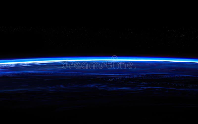 The Sun is Rising Over the Planet Earth in Outer Space Stock Image ...