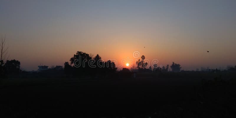 Sun Rising Time is the Best Time Stock Photo - Image of skyline, rising ...