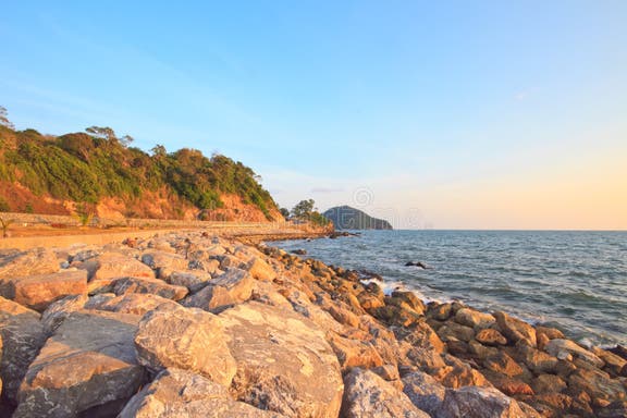 Sun and Rocks stock image. Image of floor, chaloem, thailand - 37775453