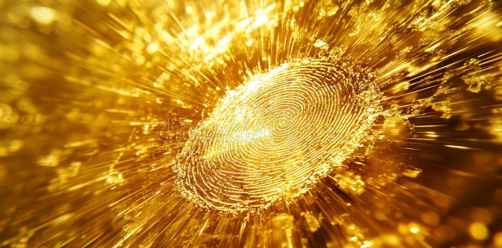 The Sun S Golden Rays Highlight a Metallic Surface with a Pattern of ...