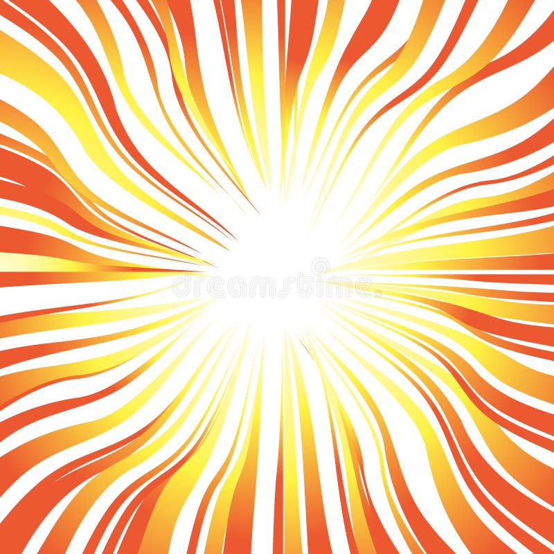 Sun`s Rays or Explosion Vector Background for Design Speed, Movement ...