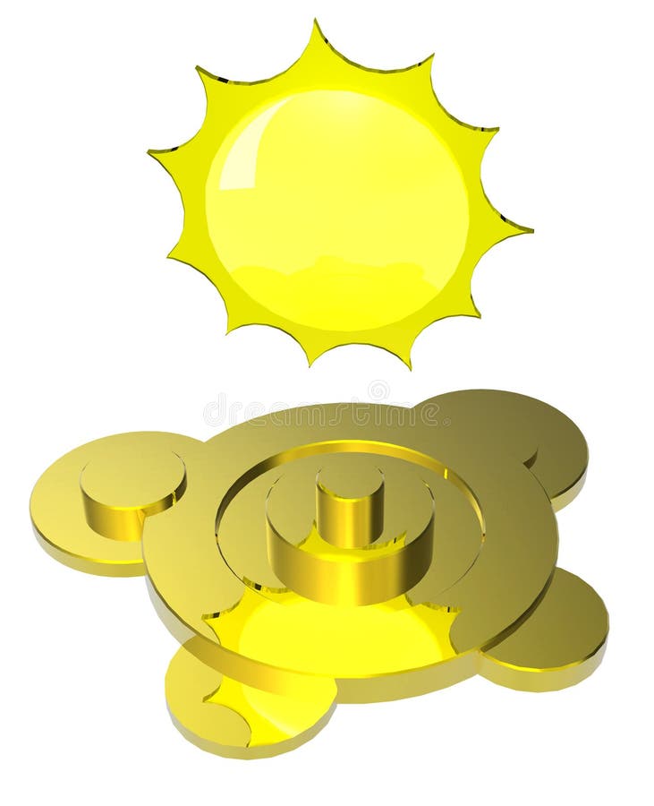 Sun s weather symbol stock illustration. Illustration of meteorology ...