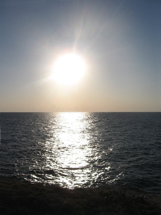 Sun and sea stock photo. Image of contrast, coast, waves - 4452272