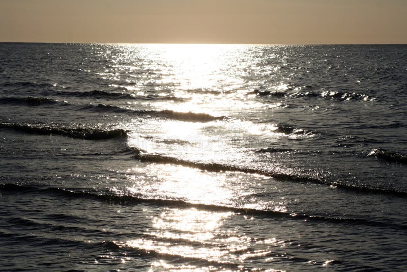 Sun Sea stock photo. Image of beach, shine, wave, evening - 945764