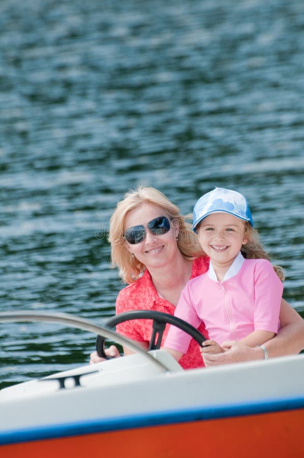 Sun, sea and fun stock image. Image of girl, river, action - 15100031