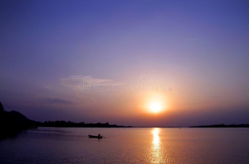 Pirogue on Niger river stock image. Image of boat, background - 4665389