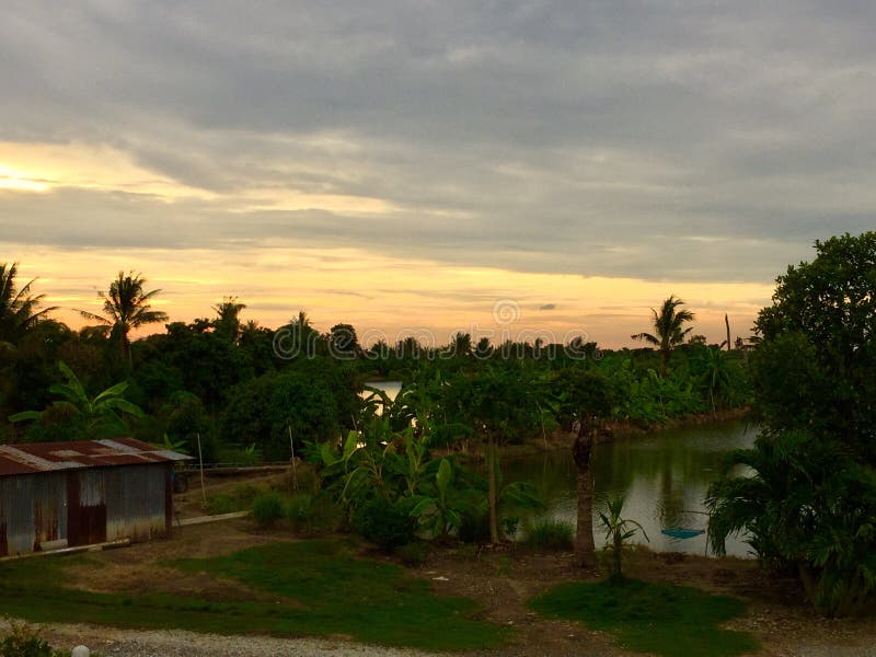 Sun set stock image. Image of natural, chilling, aftersun - 127214371