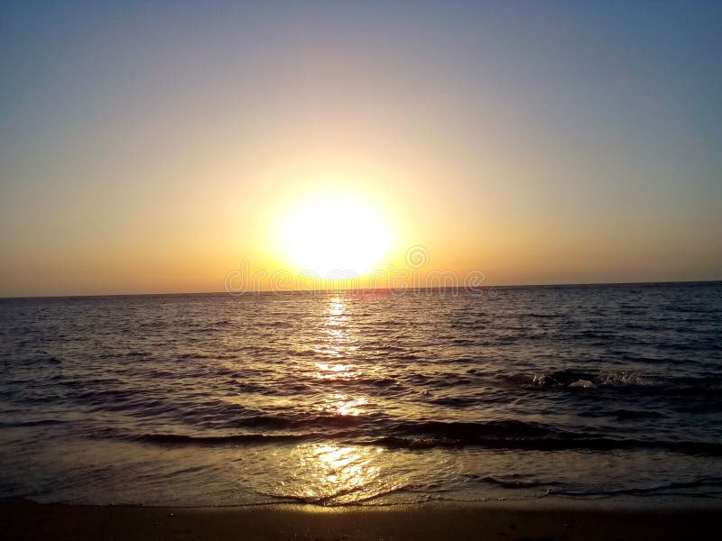 Sun set stock image. Image of beatiful, beach, view, alex - 98210381