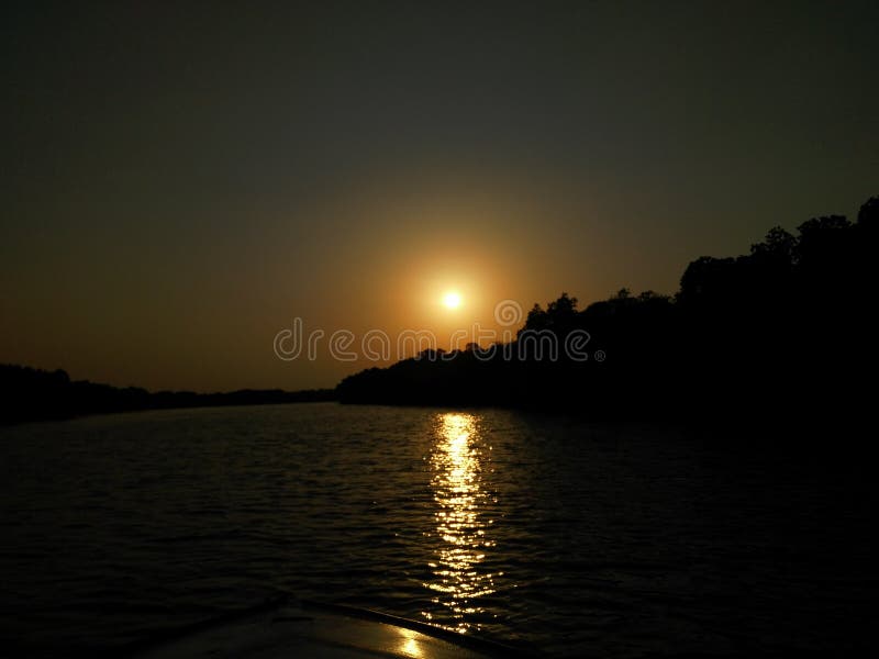 Sun set stock image. Image of sunset, scenery, beautiful - 90364215
