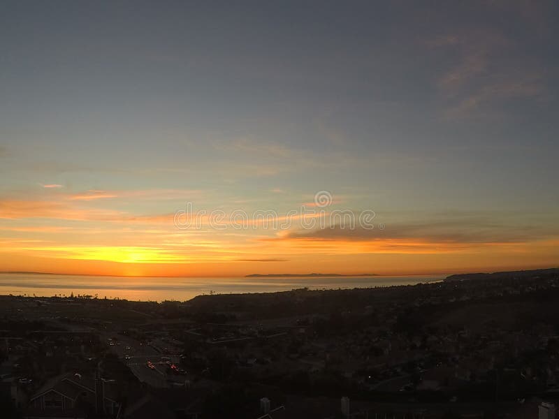 Sun set in California stock image. Image of sanclemente - 106523187