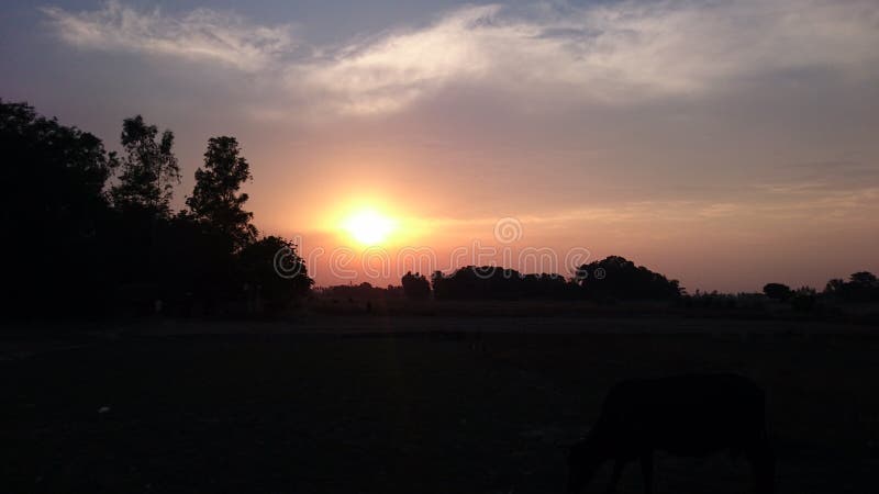 Sun set stock image. Image of evening, click, time - 124989257