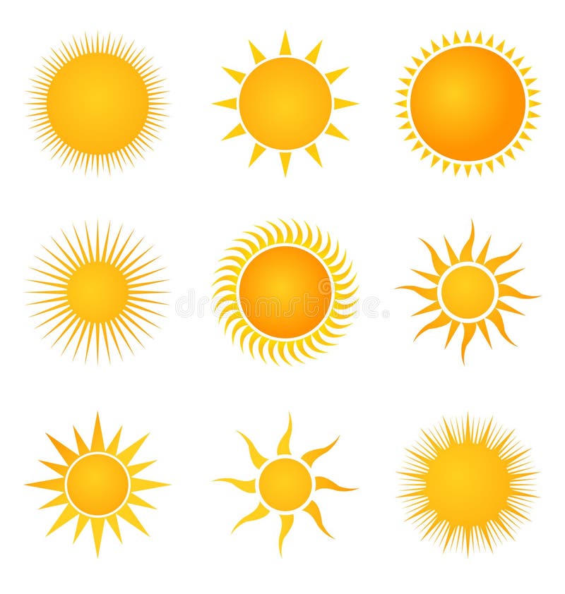 Sun vector illustration stock vector. Illustration of light - 5573388