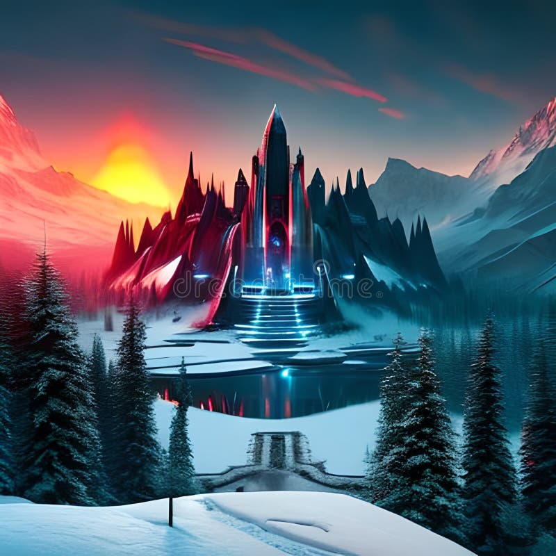 Sun set illustration stock illustration. Illustration of poster - 272067241