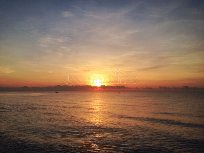 Sun set stock photo. Image of beach, sunset, morning - 42795846