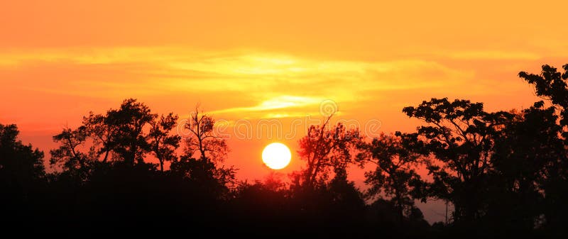 Sun set stock photo. Image of horizon, season, landscape - 78025402