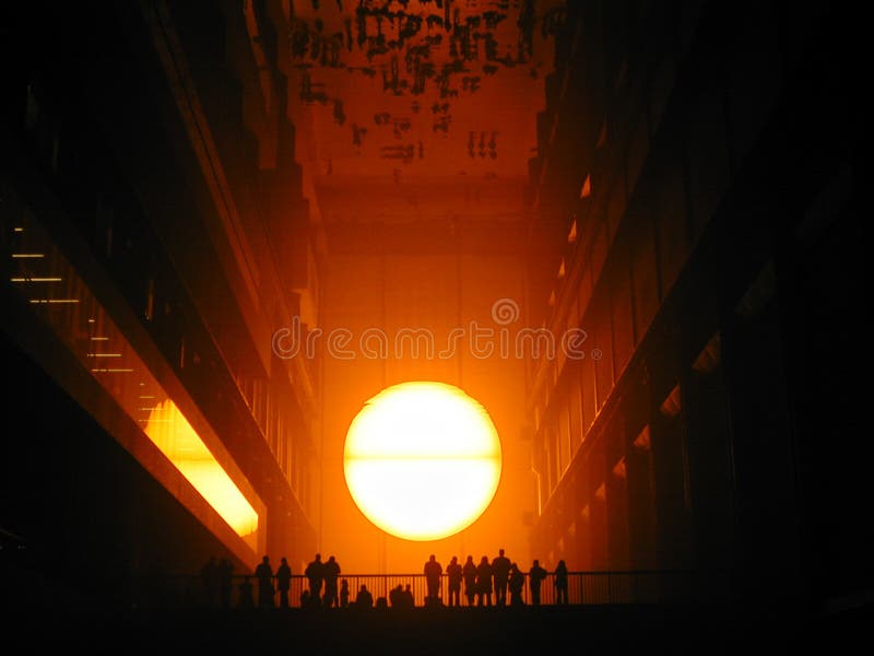 Sun Set at the Tate Modern 2 Editorial Stock Photo - Image of sunshine ...