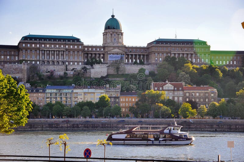 The Hungarian National Gallery in Budapest, Hungary. Editorial Stock ...