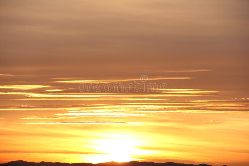 The Sun Sets Over the Horizon in the Baltic Sea Stock Photo - Image of ...